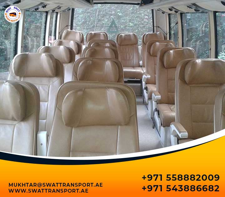 Ride in Style with new Toyota 22 seater bus from Swat Transport